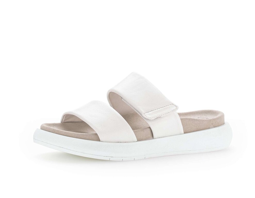 Mule - 23.750.21 - Cuir lisse blanc | Gabor