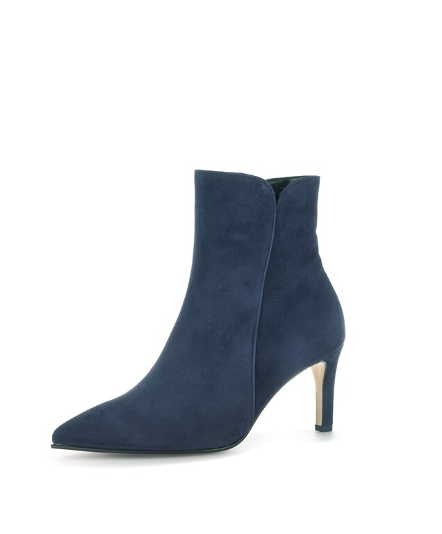 Elegante Stiefelette - 35.880.16 - Rauleder blau | Gabor