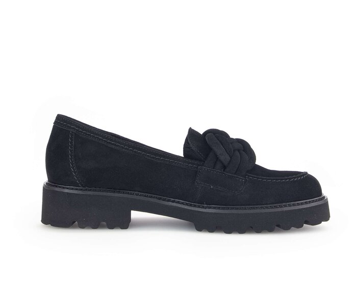 Loafer - 55.246.17 - Rauleder schwarz | Gabor