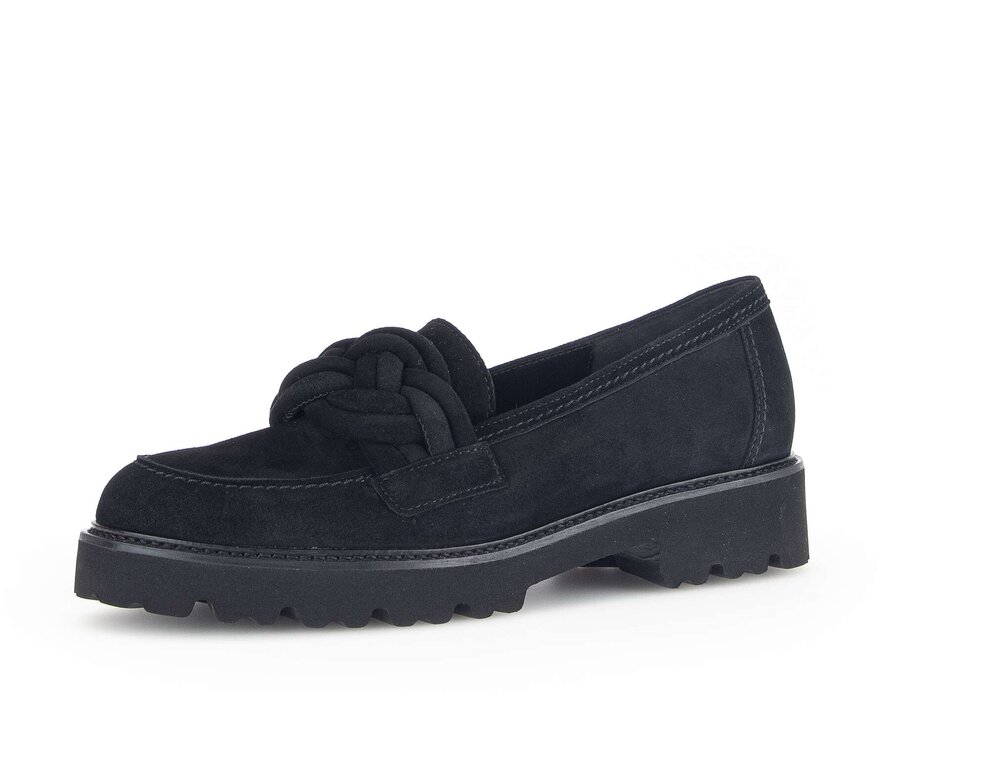 Loafer - 55.246.17 - Rauleder schwarz | Gabor
