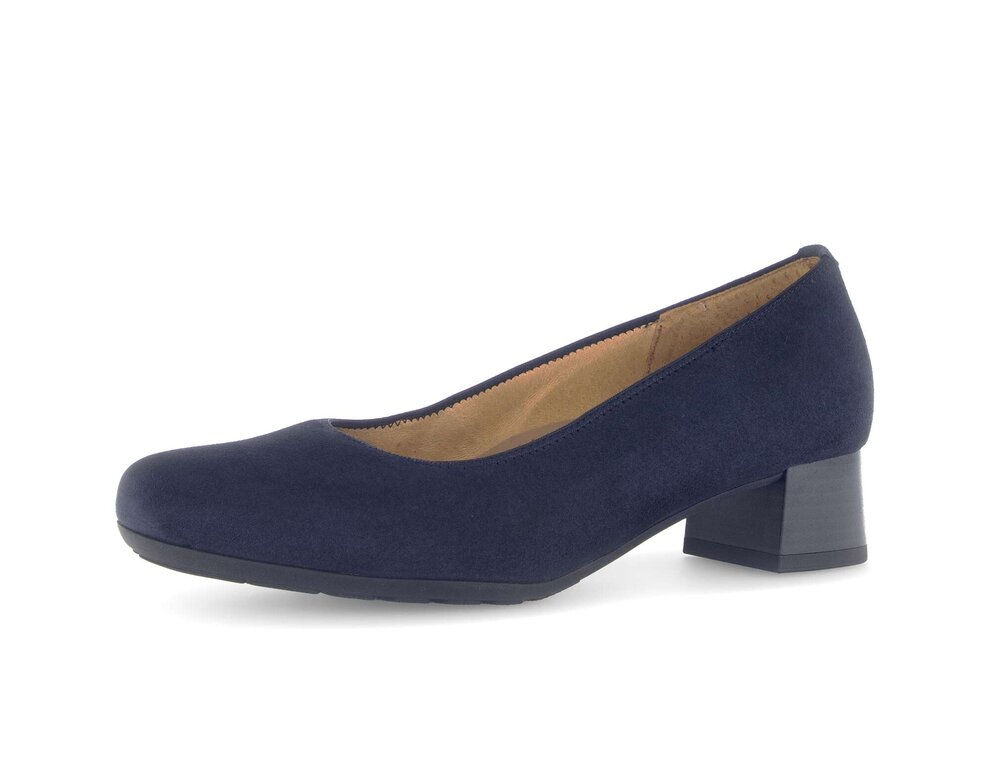 Plateau Pumps - 02.140.46 - Rauleder blau | Gabor