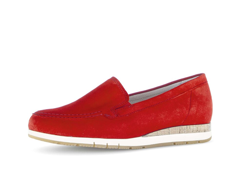 Slippers - 62.414.38 - Cuir rouge | Gabor