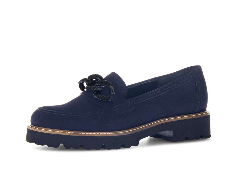 Loafer - 75.240.36 - Rauleder blau | Gabor
