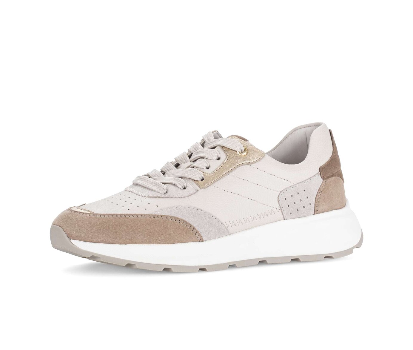Sneakers basse - 83.484.18 - Mix di materiali in pelle