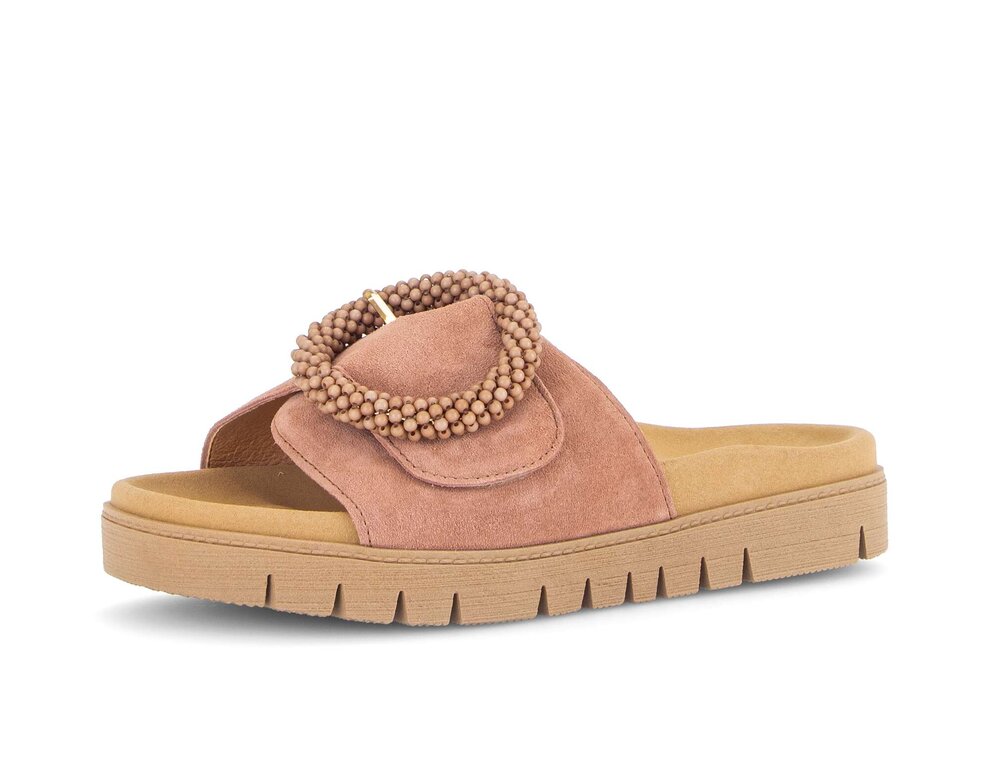 Mule - 83.745.11 - Cuir suédé beige | Gabor