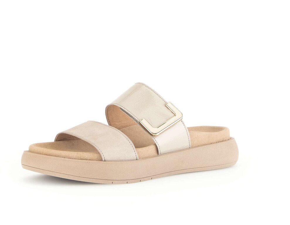 Mule - 43.755.12 - Material mix leather beige | Gabor