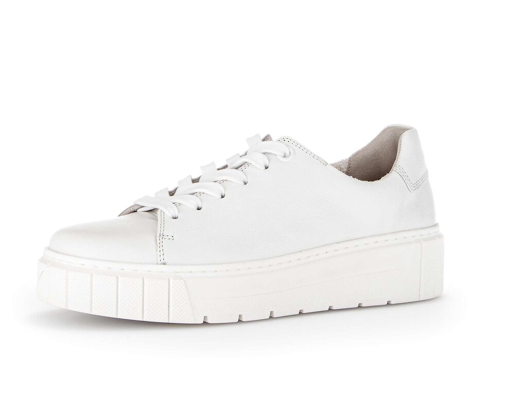 Sneaker low - 76.410.50 - Glattleder weiß | Gabor