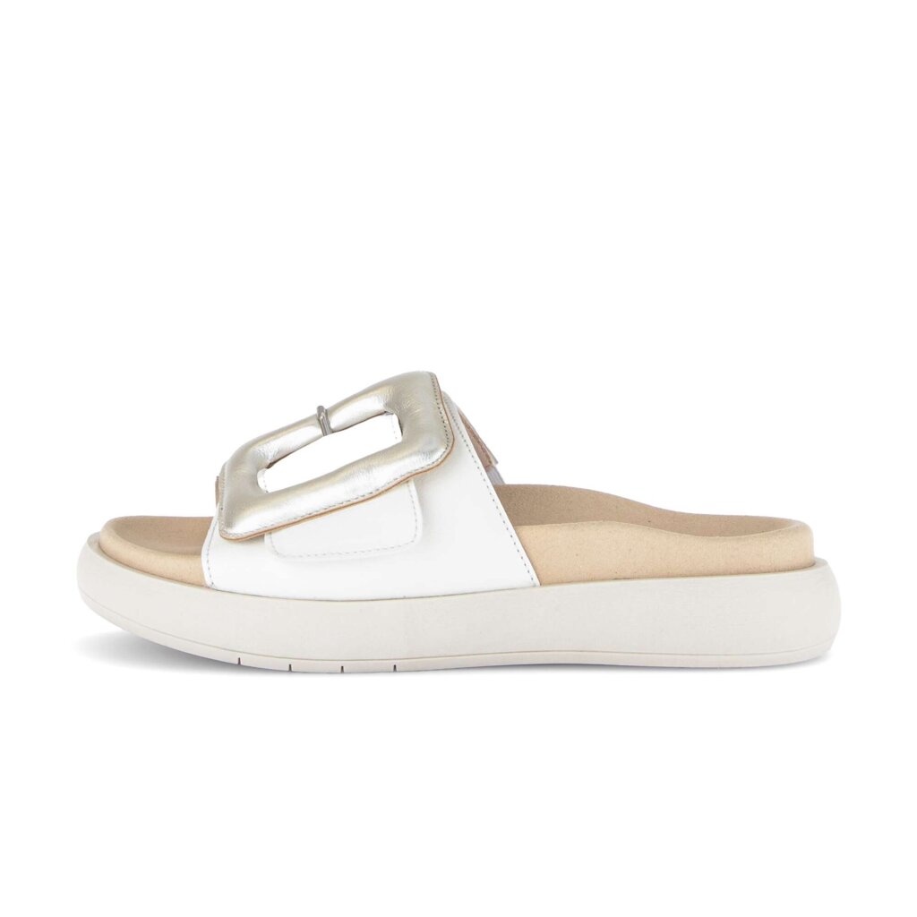 Pantolette - 83.751.24 - Materialmix Leder creme | Gabor