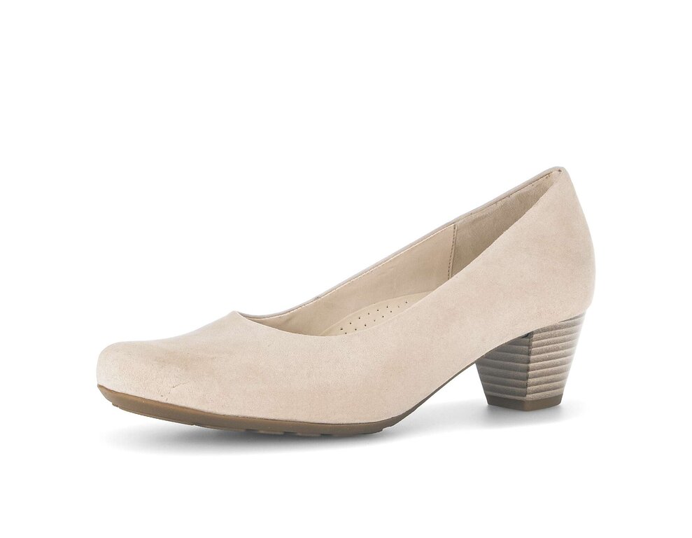 Eleganter Pumps - 02.120.33 - Rauleder beige | Gabor