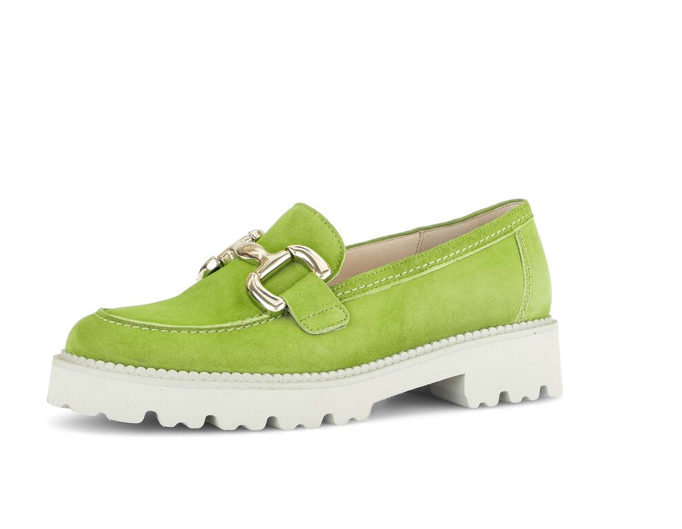Loafer - 45.246.11 - Rauleder grün | Gabor