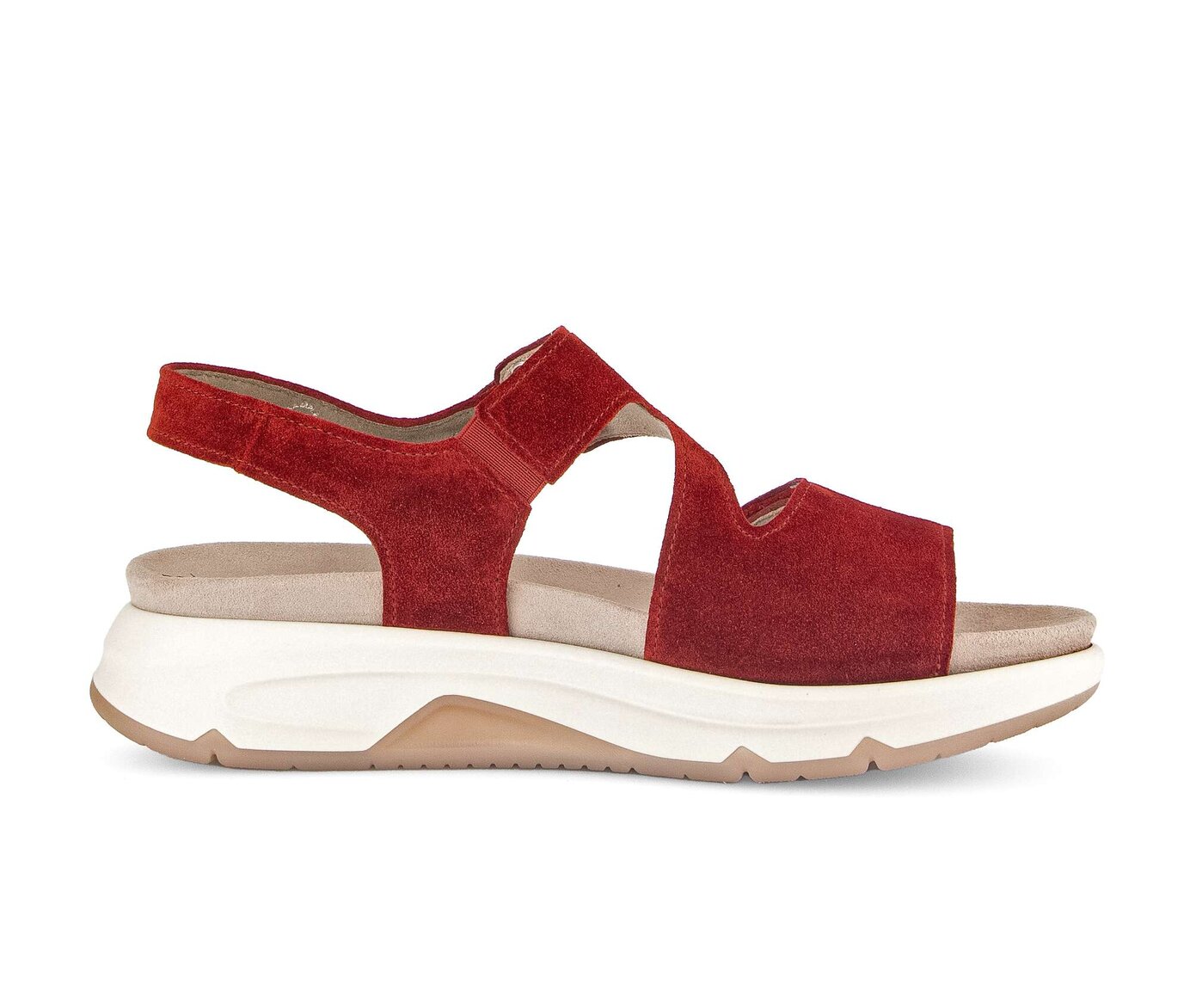 Trekking sandal - 46.885.48 - Full-grain leather red | Gabor