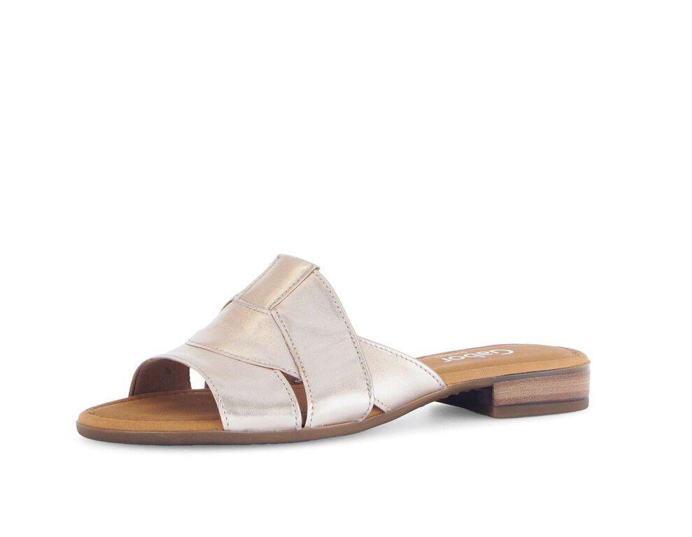 Mule - 62.799.82 - Effet cuir or | Gabor