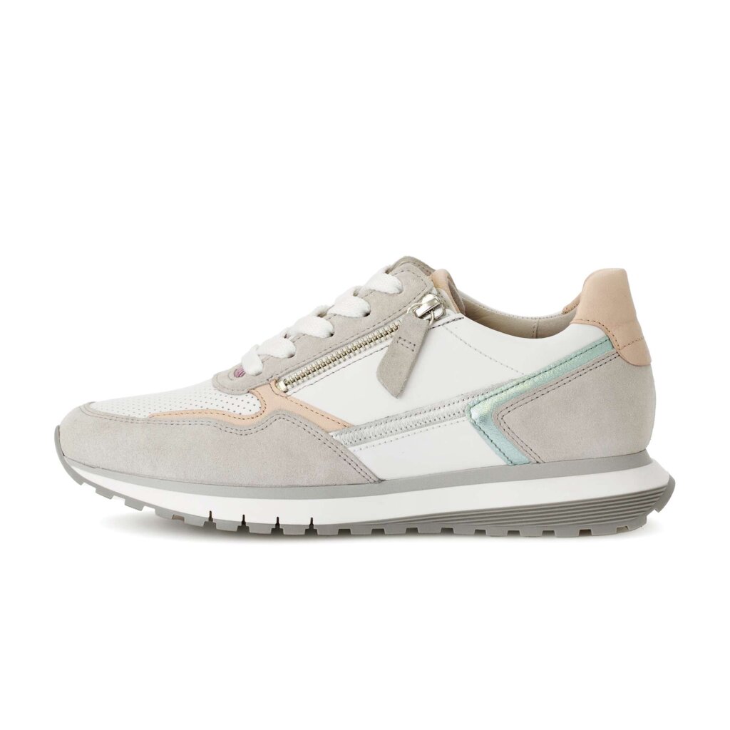 Lage sneaker - 86.378.64 - Materiaalcombi leer multicolour