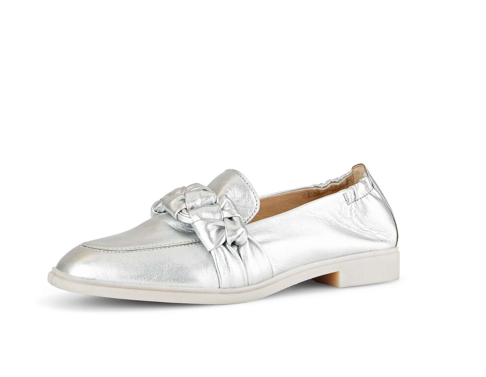 Slip-on - 45.250.61 - Effect leather silver | Gabor