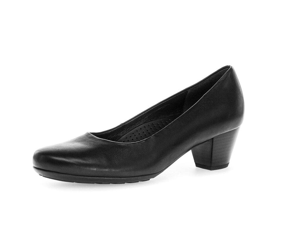 Eleganta pumps - 02.120.57 - Skinn svart | Gabor